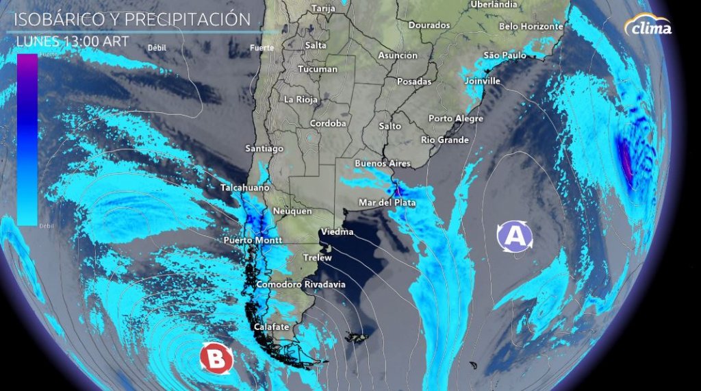Chaparrones y nevadas intensas por amplia tormenta invernal | Clima.com